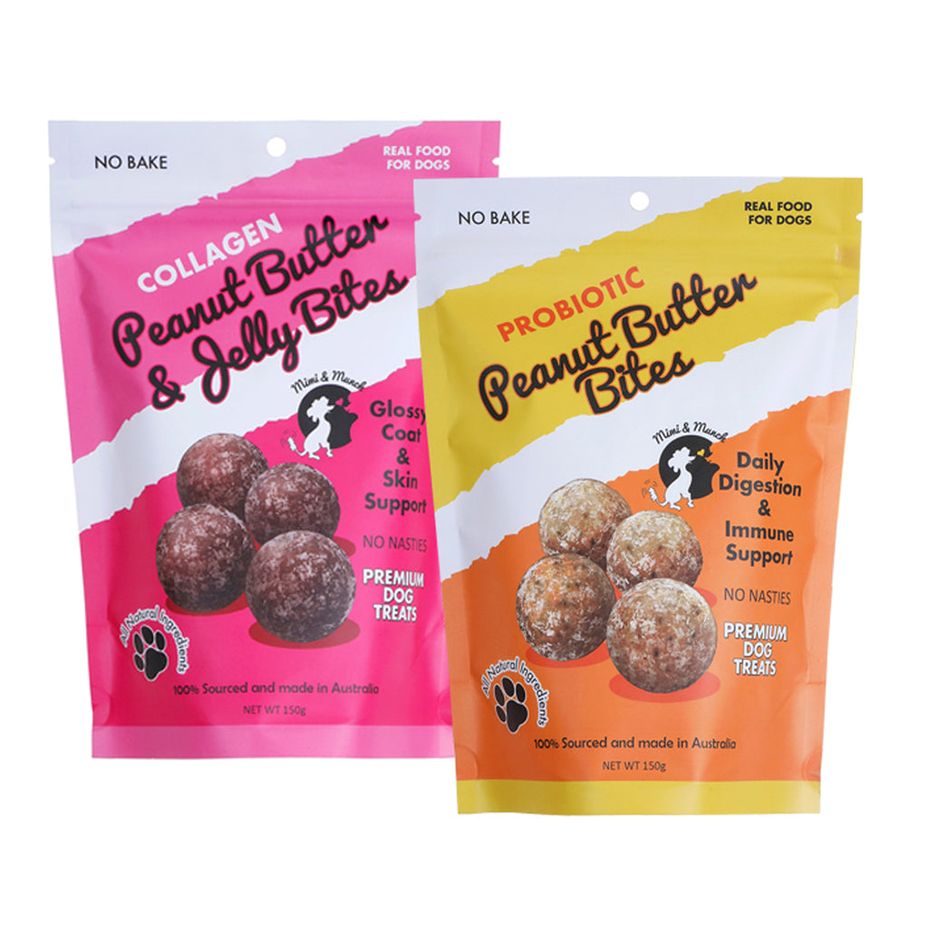 Mimi & Munch | Peanut Butter Bites Bundle | Natural Dog Treats – Mimi ...